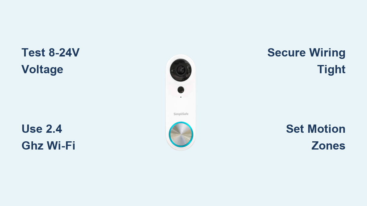 Simplisafe Doorbell Installation Without Existing Doorbell